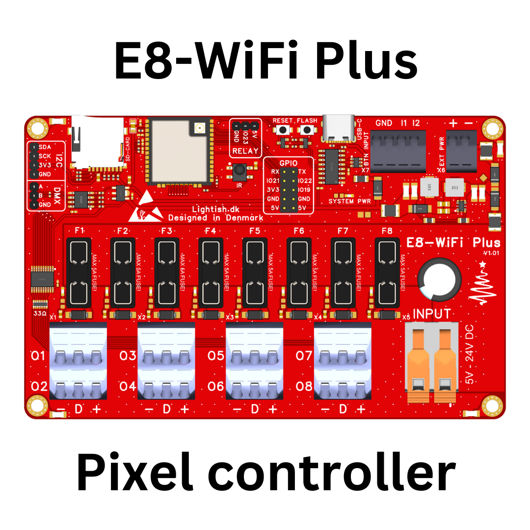 E8-WiFi Plus – Pixel Controller