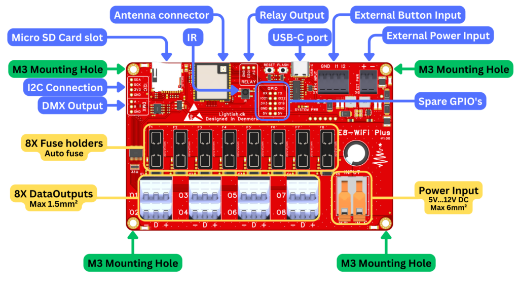 E8-WiFi Plus – Pixel Controller